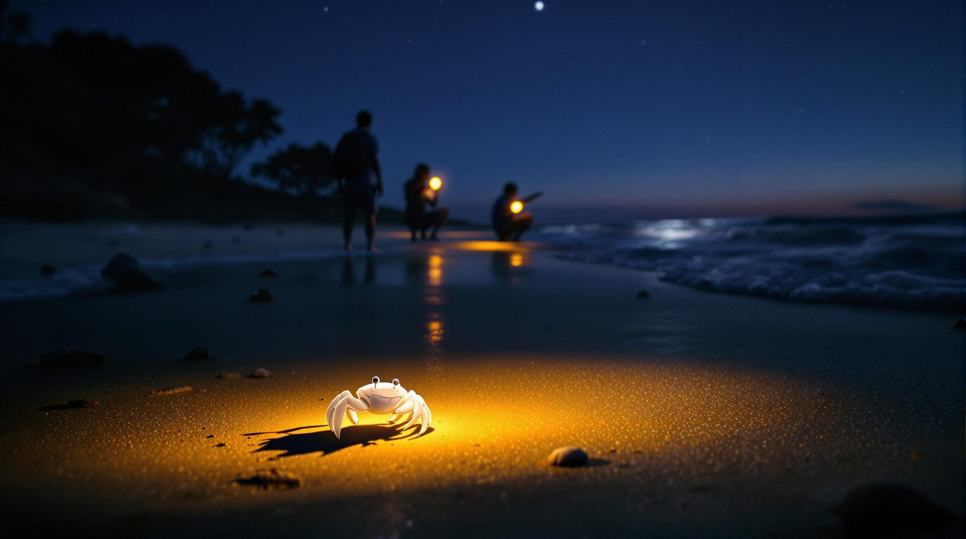 Low-Tide Ghost Crab Hunt: Tybee Beach After-Dark Thrills - Savannah ...