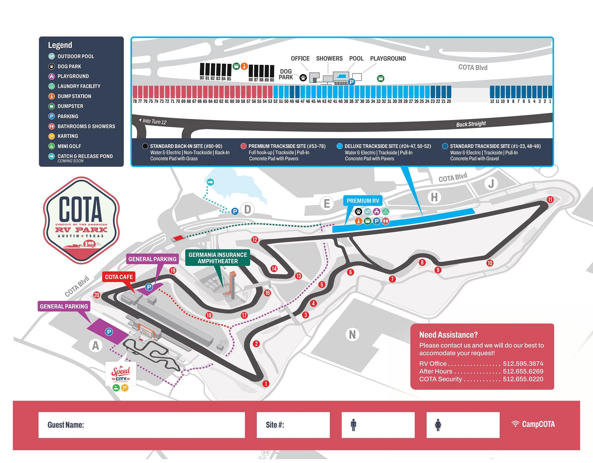 Resort Map - COTA RV Park
